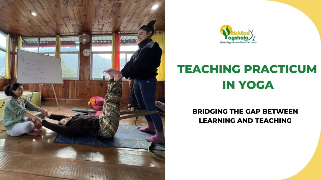 Teaching Practicum in Yoga: From Student to Confident Teacher